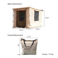 China 420D Oxford Cloth Car Side Awning Tent Waterproof PU 2000mm for Camping for sale