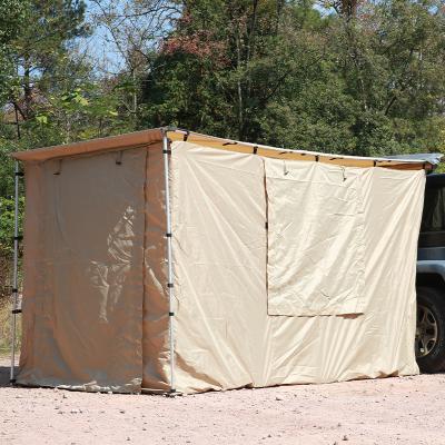 China Waterproof 2x3m Car Side Awning Tent 420D Oxford Portable 4WD Camping Awning for sale