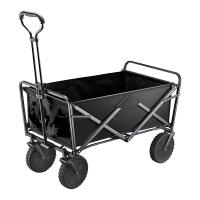 China Double Oxford Cloth Folding Wagon Cart 150KG Load Capacity 80L Outdoor Utility Cart for sale