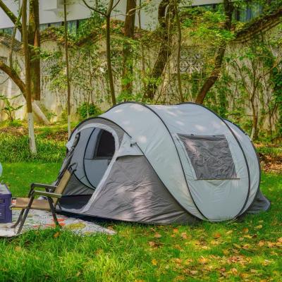 China Oxford Cloth Pop Up Camping Tent 6 Person Lightweight 114x82x49 Inch for Outdoor for sale