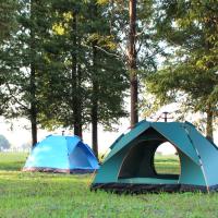 China 170T Polyester Automatic Camping Tent 2 Person 200x150x125cm Blue Outdoor Picnic Shelter for sale