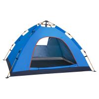 China 170T Polyester Automatic Camping Tent 2 Person 200x150x125cm Blue Outdoor Picnic Shelter for sale