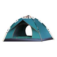 China 170T Polyester Automatic Camping Tent 2 Person 200x150x125cm Blue Outdoor Picnic Shelter for sale