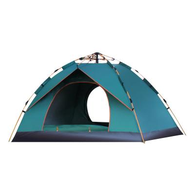 China 170T Polyester Automatic Camping Tent 2 Person 200x150x125cm Blue Outdoor Picnic Shelter for sale