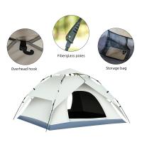 China Outside Four Man Tent Automatic Family Camping Tent Double Layer for sale