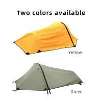 China 210T Polyester Camping Tent Widened Breathable Hooped Bivvy Bag 200x137x90cm 1.40kg for sale
