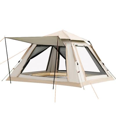 China Automatic 4 Person Camping Tent 210D Oxford Fabric 210x210x140 cm for sale