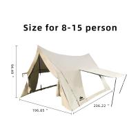China Waterproof 8 Person A Frame Camping Tent 600x500x240 cm UV Protection Oxford Cloth for sale