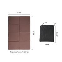 China Waterproof Double Sleeping Mat Camping Outdoor Hiking Tri Fold Sleeping Pad for sale