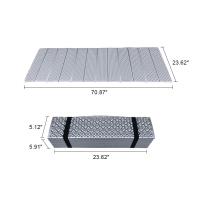 China 23.6 Inch Wide Closed Cell Sleeping Mat Lightweight Outdoor Self Inflating Foam Camping Mat 2cm Thick for sale