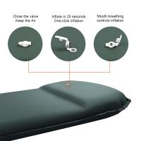 China TPU Self Inflating Double Camping Mat 196x69cm 8cm Thick Outdoor Sleeping Pad for sale