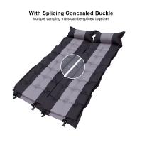 China Gray Self Inflating Sleeping Pad Self Inflating Hiking Mattress 63x24x56cm for sale