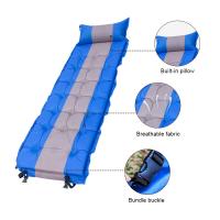 China Gray Self Inflating Sleeping Pad Self Inflating Hiking Mattress 63x24x56cm for sale