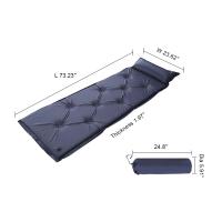 China Pad Thick Self Inflating Sleeping Pad Comfortable Self Inflating Mats With Pillow for sale