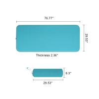 China Elastic Self Inflating Sleeping Pad 3D Camping Bed 195x75cm 6cm Thickness R-Value 8 for sale