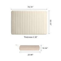 China 30D Stretch Self Inflating Sleeping Pad  Composite TPU Double Inflatable Camping Mattress For Hiking for sale