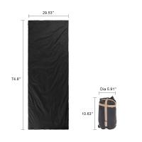 China Purple Cotton Single Envelope Large Sleeping Bag Backpacking Camping Bag For Adults for sale