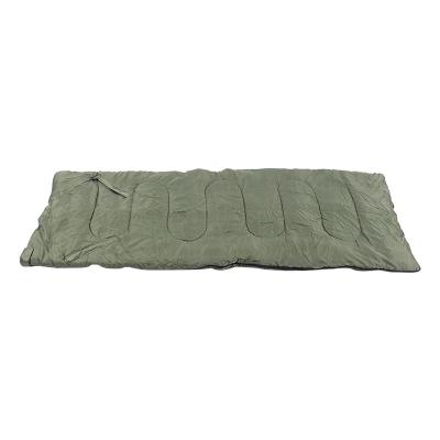 China Compact 1 Person Rectangular Sleeping Bag 210T Polyester for All Seasons 10-25C Lightweight 1.10kg for sale