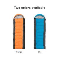 China 1 Person Rectangular Camping Sleeping Bag 190T Polyester Hollow Fiber Fill 220x75cm for sale