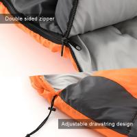 China 1 Person Rectangular Camping Sleeping Bag 190T Polyester Hollow Fiber Fill 220x75cm for sale