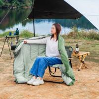 China Warm Weather Sleeping Bag Comfortable Rectangle Sleeping Bag With Hood for sale