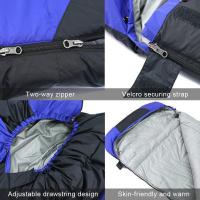 China Rectangular Down Camping Sleeping Bag 800g 1000g Fill Lightweight Warm for -15°C for sale