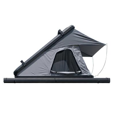 China Aluminum Frame Hard Shell Roof Top Tent 1-2 Person 300kg Load Capacity for Car Camping for sale