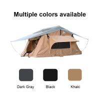 China 4 Season Soft Shell Roof Top Tent 122x63x51in Aluminum Frame PVC Cover OEM for sale
