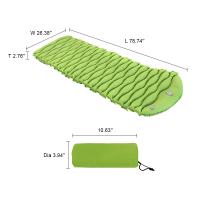 China Foot Press Outdoor Camping Sleeping Pad 200x67cm 7cm Thick Cold Weather Insulated Mat for Adults Hiking for sale