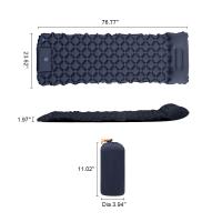 China Waterproof TPU Outdoor Sleeping Pad Hiking Mat 5cm Inflatable Camping Pad for sale