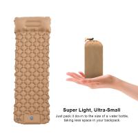 China Waterproof TPU Outdoor Sleeping Pad Hiking Mat 5cm Inflatable Camping Pad for sale