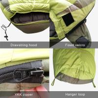 China Winter Mummy Sleeping Bag 1030g White Duck Down 220x85x50cm for Hiking Camping for sale