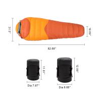 China Lightweight Mummy Camping Sleeping Bags Down Mummy Bag For Backpacking for sale