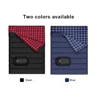 China Lightweight Cotton Flannel Double Sleeping Bag Double Sleeping Bag  For Camping for sale