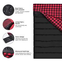 China Lightweight Cotton Flannel Double Sleeping Bag Double Sleeping Bag  For Camping for sale