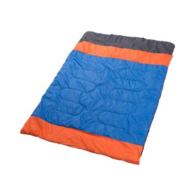 China Queen Size Waterproof 2 Person Double Sleeping Bag 210x150cm for Adults Camping for sale
