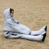 China 70.9 Inch Large Humanoid Wearable Sleeping Bag 180x65cm Outdoor Camping Single Person for sale