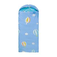 China Detachable Kids Sleeping Bag 165x70cm Poly Cotton Pongee Lined Hollow Fiber Fill for Warm Weather Camping for sale