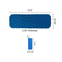 China Egg Shape Design luxury and Ergonomic Sleeping Mat Wide Camping Floor Mat for sale
