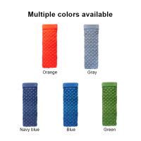 China 6cm Thick Inflatable Camping Mat 40D Nylon TPU Outdoor Sleeping Mattress with Attached Pillow for sale