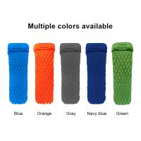 China 40D Nylon TPU Ultralight Inflatable Sleeping Pad 190x60cm Hiking Air Mattress for sale