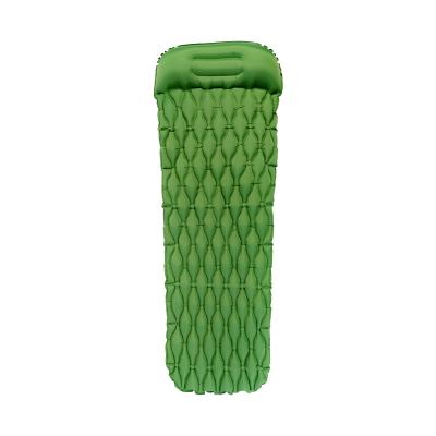 China 40D Nylon TPU Ultralight Inflatable Sleeping Pad 190x60cm Hiking Air Mattress for sale