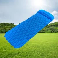 China 40D Nylon TPU Ultralight Inflatable Sleeping Pad 190x60cm Hiking Air Mattress for sale