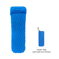 China 40D Nylon TPU Ultralight Inflatable Sleeping Pad 190x60cm Hiking Air Mattress for sale