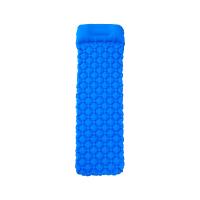 China Innovative Inflatable Camping Mat Built-In Pillow Comfort Sleeping Pad Camping for sale