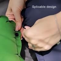 China Innovative Inflatable Camping Mat Built-In Pillow Comfort Sleeping Pad Camping for sale