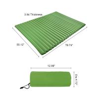 China Quick Inflating Outdoor Sleeping Pad Double Outdoor Sleeping Mat For Family Camping for sale