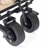 China Steel Frame Folding Wagon Cart Compact Foldable Wagon For Camping Creative Outdoor Wagon for sale