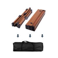 China Outdoor Aluminum Portable Camping Table Lightweight Picnic Table With Egg Roll Table Top for sale