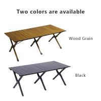 China Aluminum Portable Lightweight Table For Camping Camping Folding Roll Up Table Lightweight for sale